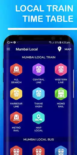 Mumbai Local Train Route Map & Timetable online game with UptoPlay