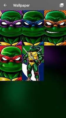Mutant Ninja Wallpaper App Turtles Lock Screen online game with UptoPlay