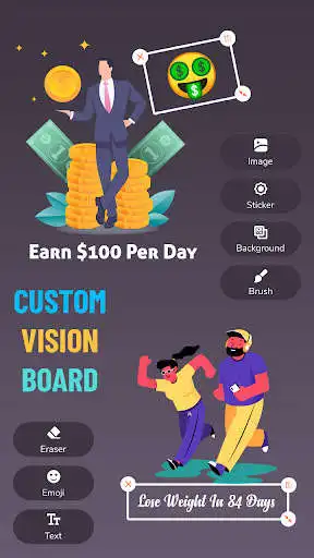 My Vision Board - Visualize your dreams online game with UptoPlay