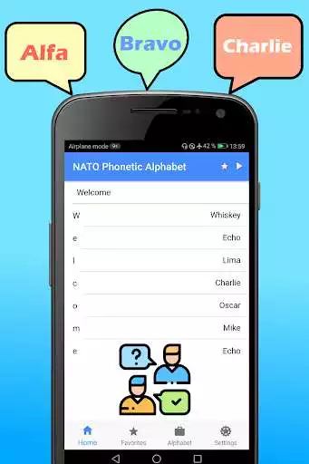 NATO Phonetic Alphabet ALFA, BRAVO, CHARLIE, DELTA online game with ...