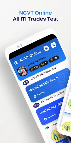 Ncvt Online - ITI Mock Test online game with UptoPlay