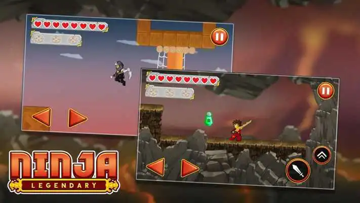 Ninja Toy Warrior - Legendary Ninja Fight online game with UptoPlay