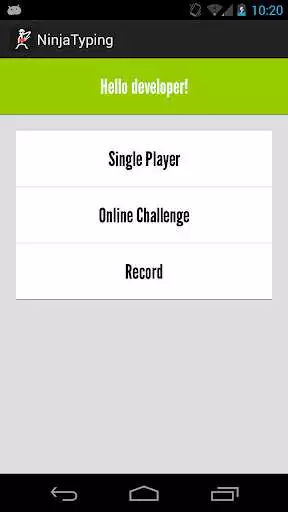 Ninja Typing online game with UptoPlay