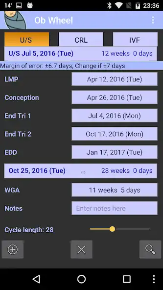 OB Wheel: Pregnancy calculator online game with UptoPlay
