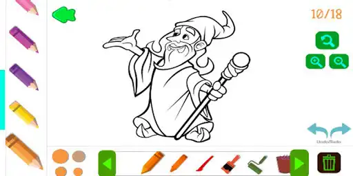 Paint Mythology Creatures Free Drawing online game with UptoPlay