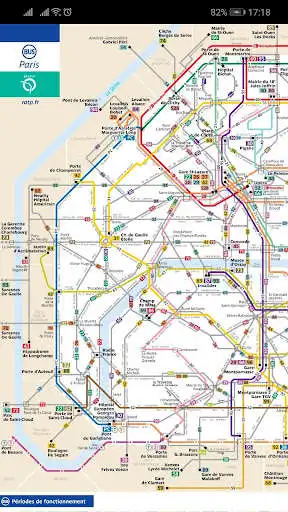 Paris Bus Map online game with UptoPlay