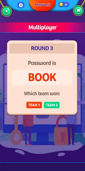 Password Game - Party Games - One Word Clues online game with UptoPlay