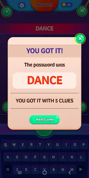 Password Game - Party Games - One Word Clues online game with UptoPlay