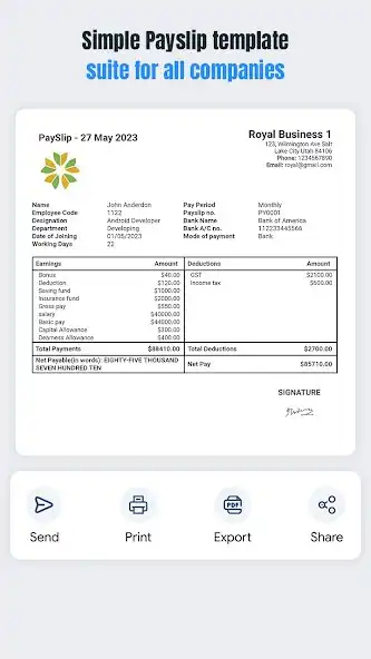 Payslip: Paystub Maker online game with UptoPlay