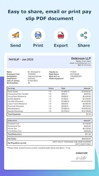 Paystub: Payslip Maker online game with UptoPlay