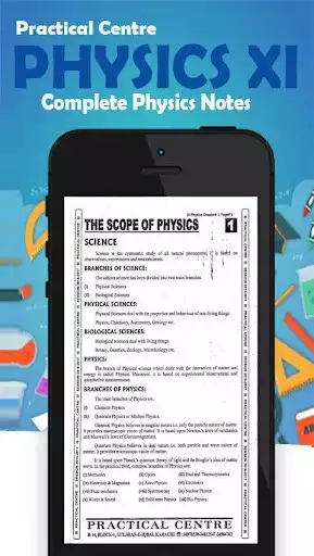 PC Notes Physics XI online game with UptoPlay