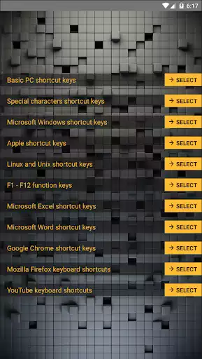 PC Shortcut Keys online game with UptoPlay
