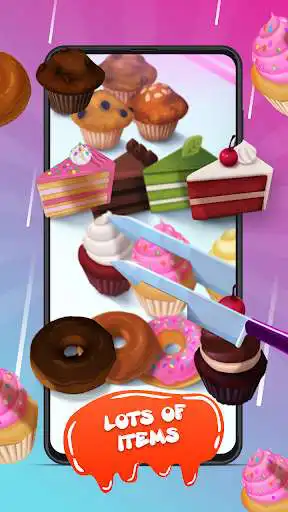 Perfect Cake Slices: Fun Food Cutting Game online game with UptoPlay