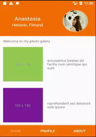 Photo Gallery Sample online game with UptoPlay
