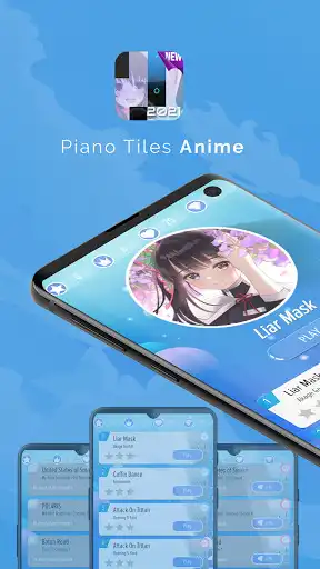 Piano Tiles Anime Music Offline online game with UptoPlay