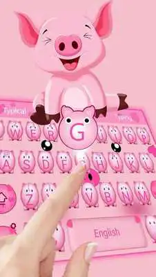 Pink Cute Piggy Cartoon online game with UptoPlay
