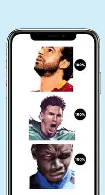 Pixel Art Football Coloring - Color by Number online game with UptoPlay