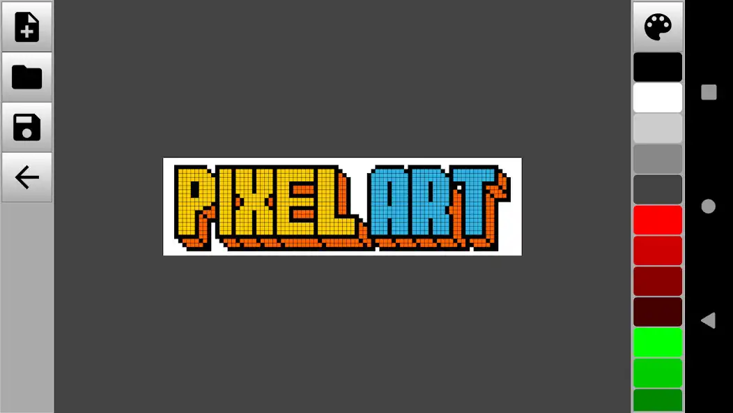 Pixel art graphic editor online game with UptoPlay