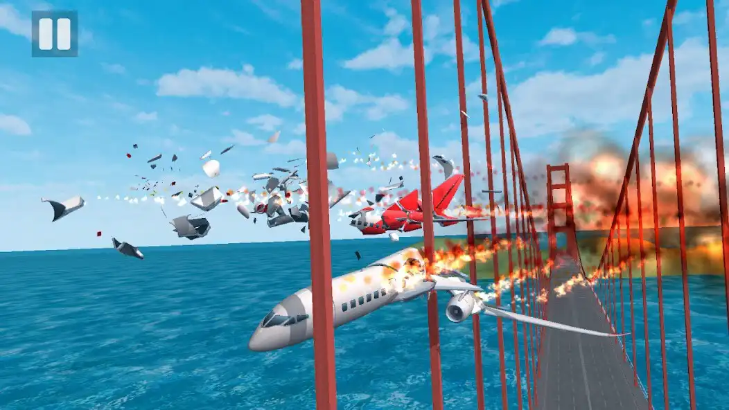 Plane Crash: Flight Simulator online game with UptoPlay