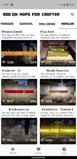 Plugin Maps for Minecraft MCPE online game with UptoPlay