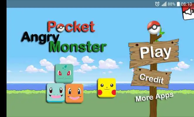 Pocket ball Angry Monstr online game with UptoPlay