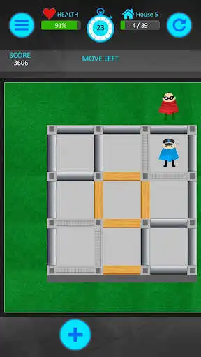 Police and Thief Maze - Brain Game online game with UptoPlay