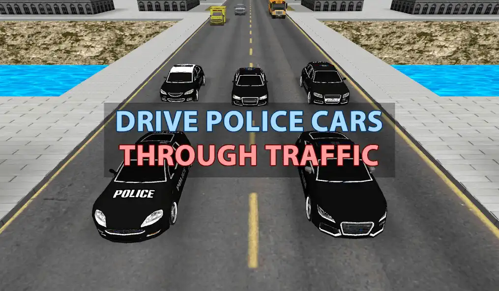 Police Car Racer online game with UptoPlay