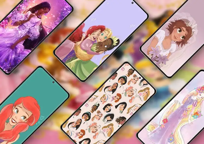 Princess Wallpaper 4k online game with UptoPlay