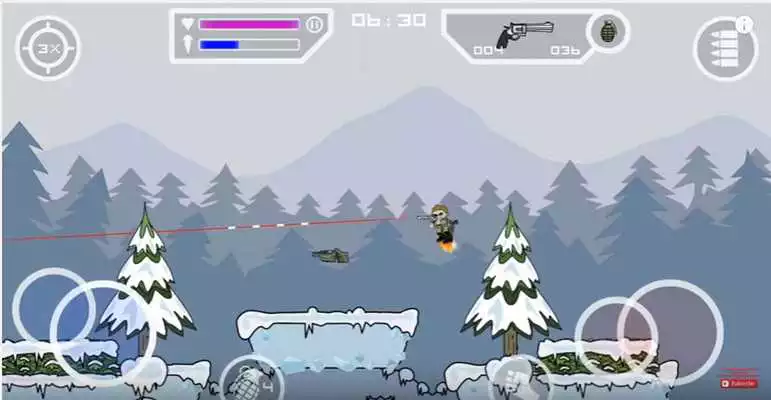 Pro Doodle Army 2 Mini Militia online game with UptoPlay