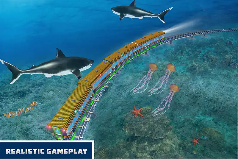 Pro Train Sim Underwater Game online game with UptoPlay