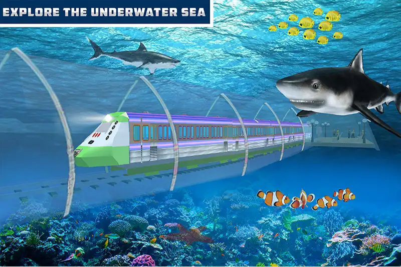 Pro Train Sim Underwater Game online game with UptoPlay