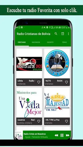 Radios Cristianas de Bolivia online game with UptoPlay