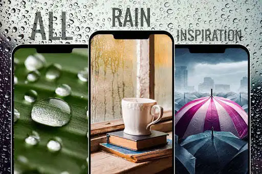 Rain Drops Wallpapers HD Backgrounds online game with UptoPlay