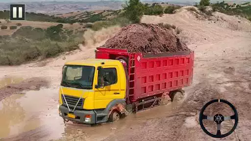 Real Cargo Truck Transport Driving Simulator online game with UptoPlay
