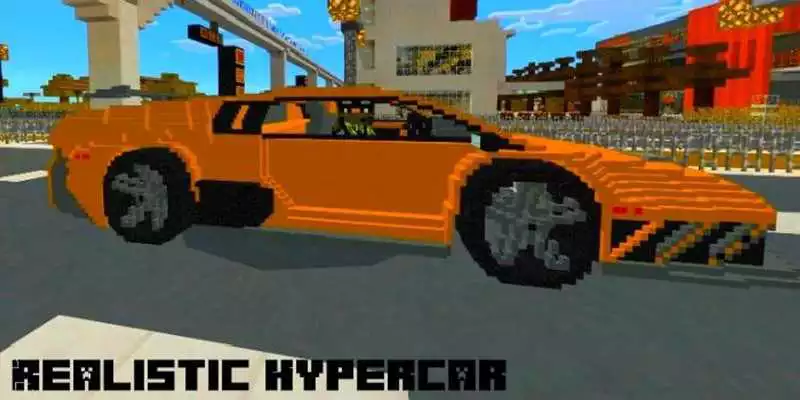 Realistic Hypercar Mod MC PE online game with UptoPlay