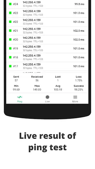 Red Ping: packet loss tester online game with UptoPlay