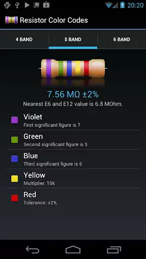 Resistor Color Codes online game with UptoPlay