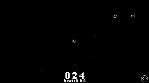Retro Space Attack Of Meteorites online game with UptoPlay