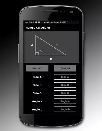 Right Angled Triangle Calculator And Solver Online Game With Uptoplay