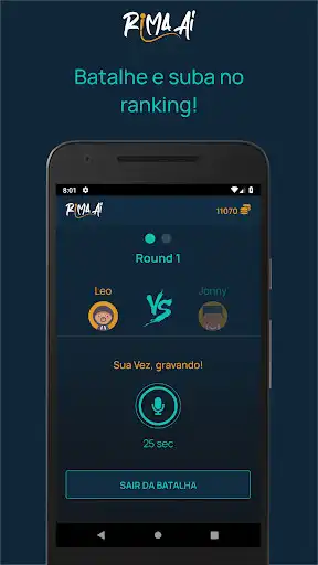 Rima Ai - Batalha de rimas online game with UptoPlay