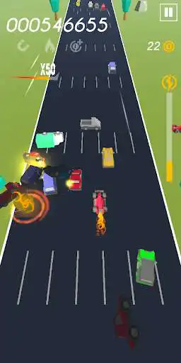 Road Mania Easy Race Car Games online game with UptoPlay