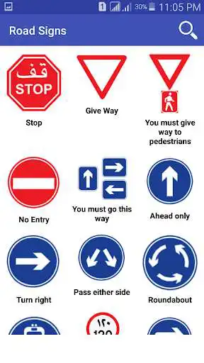 Road Signs & Driving Rules online game with UptoPlay