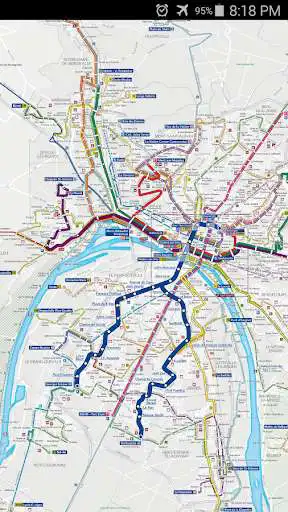 Rouen Metro & Tram Map online game with UptoPlay