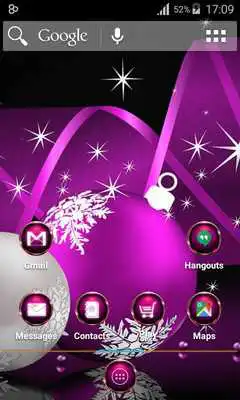 Royal Purple Xmas ADW Launcher online game with UptoPlay