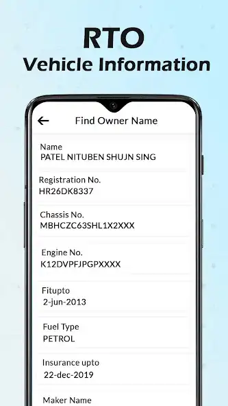 RTO vehicle Information and vehicle owner details online game with UptoPlay