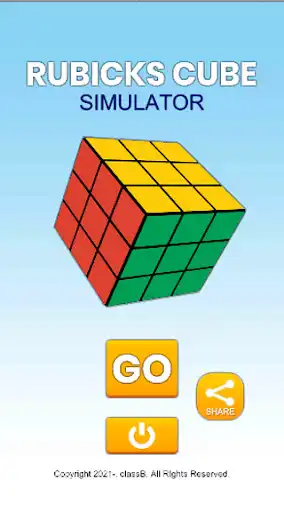 Rubicks Cube Simulator online game with UptoPlay