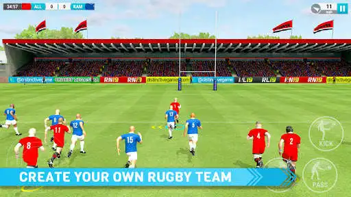 Rugby Nations 19 online game with UptoPlay