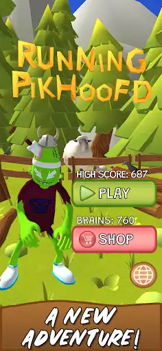 Running Pikhoofd: Unity Stylized Forest Run Game online game with UptoPlay