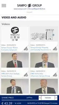 Sampo Group IR online game with UptoPlay