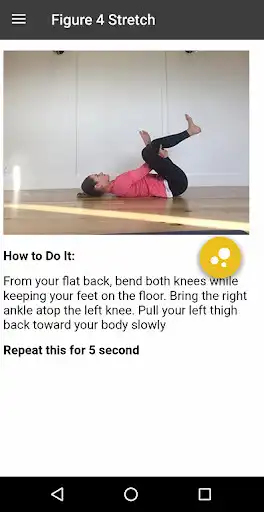 Sciatica Exercises online game with UptoPlay